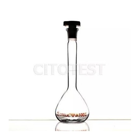 Matraz aforado con tapa, clase a, 5ml.